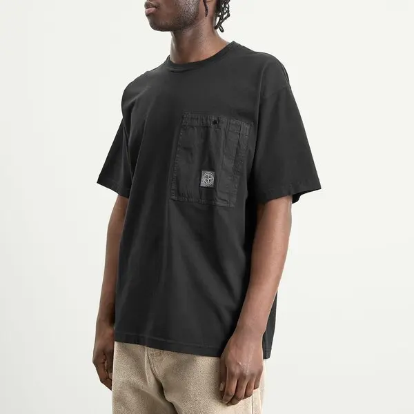 Stone Island Patch Logo Pocket T-shirt