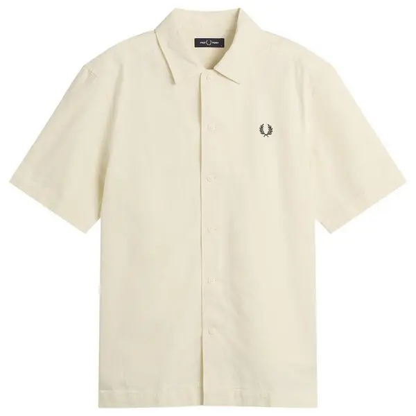 Fred Perry Logo Shirt - Ecru