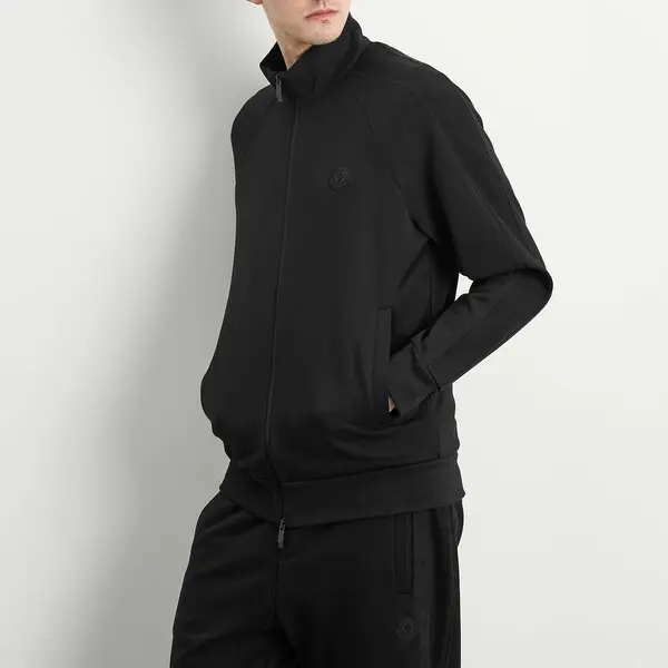 Moncler Cotton Fleece Zip Up Jacket