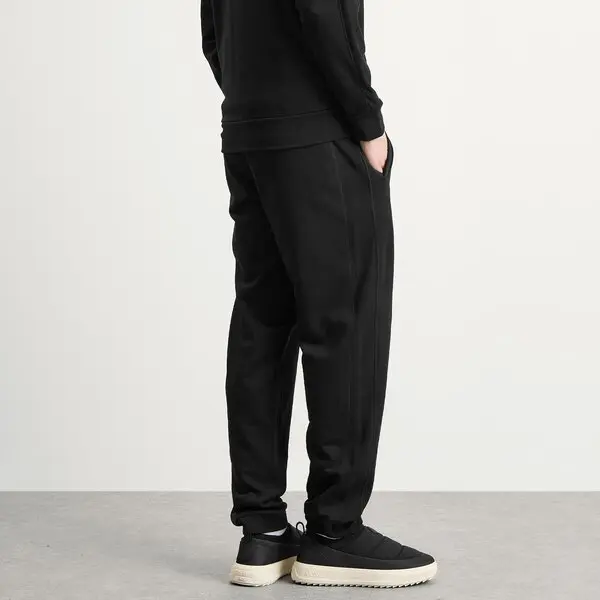Moncler Cotton Fleece Sweatpants - Black
