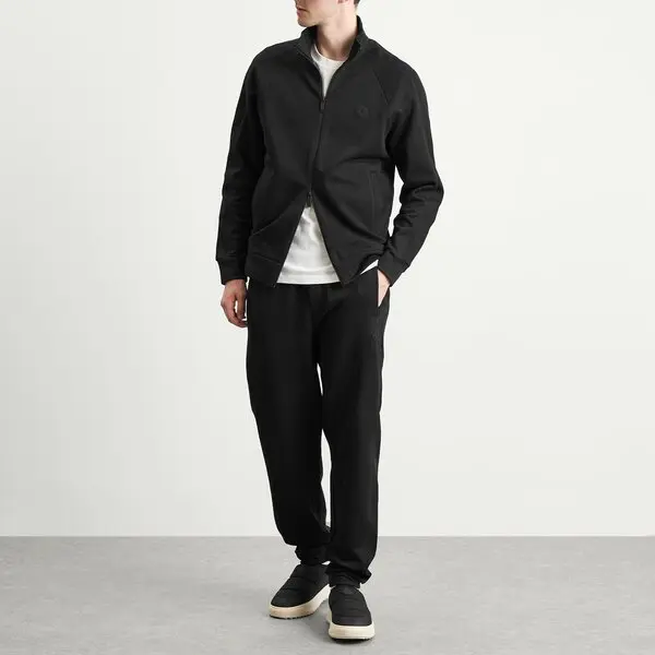 Moncler Cotton Fleece Sweatpants - Black