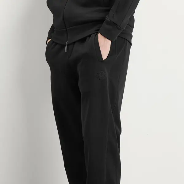 Moncler Cotton Fleece Sweatpants - Black