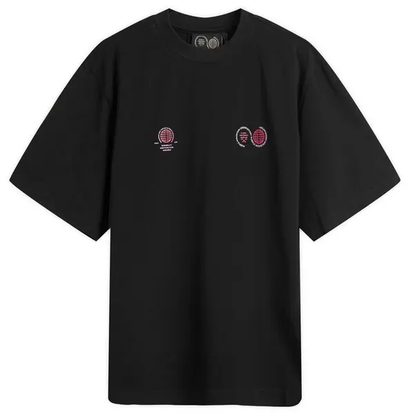 PURPLE MOUNTAIN OBSERVATORY Globe T-shirt - Black