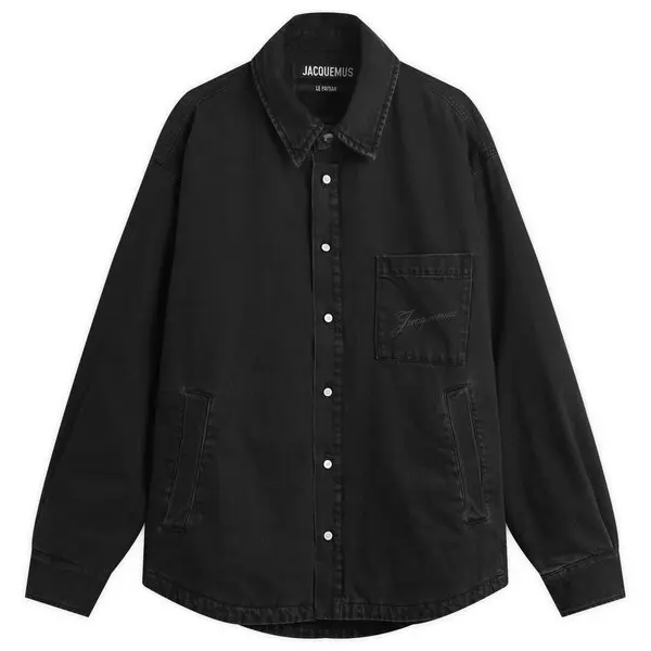 Jacquemus Denim Shirt - Black
