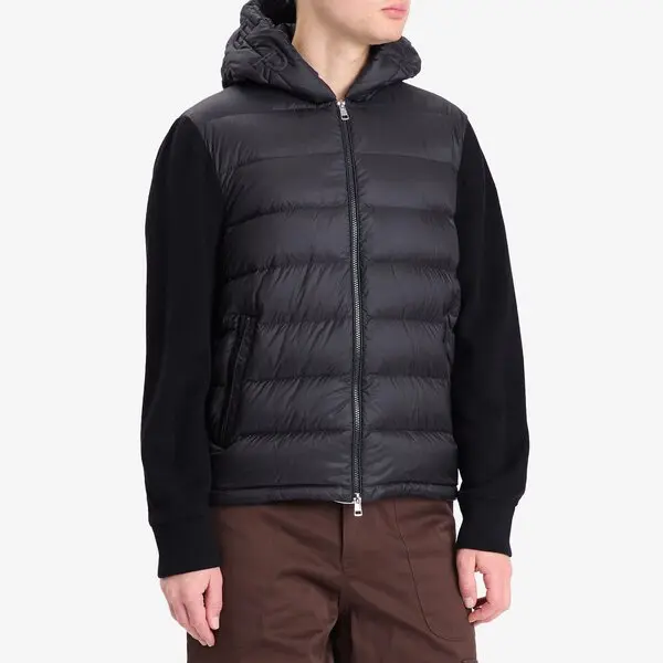 Moncler Hybrid Zip Through Hooded Jacket