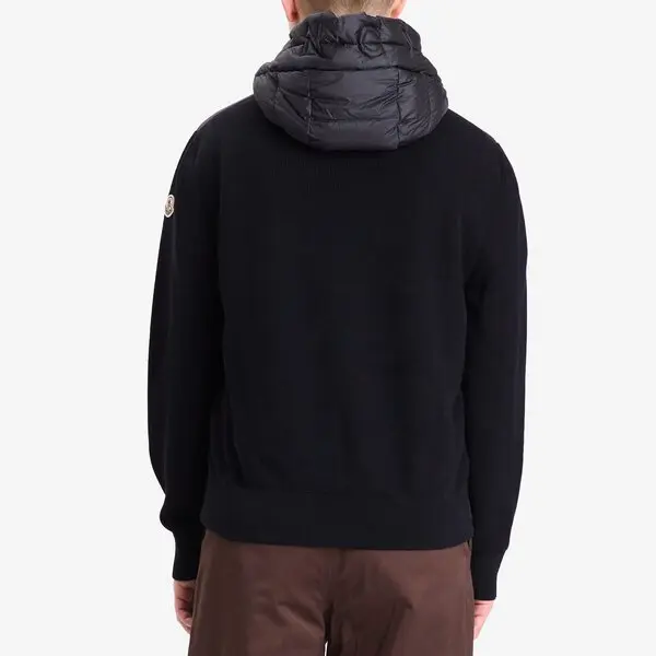 Moncler Hybrid Zip Through Hooded Jacket