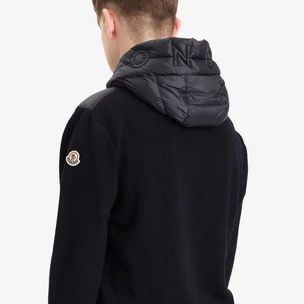 Moncler Hybrid Zip Through Hooded Jacket