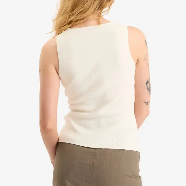 SIR. Chiara Beaded Tank Top - Ivory