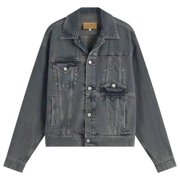 MAISON MARGIELA Denim Jacket - Light Grey