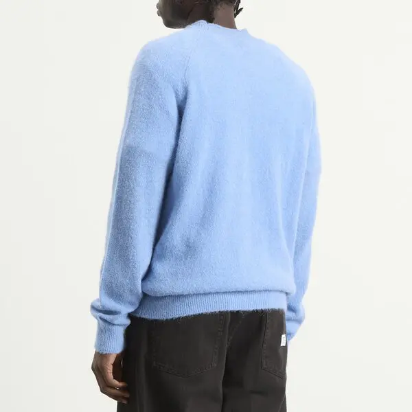 Norse Projects Skogafoss Baby Alpaca Jumper - Bel Air Blue
