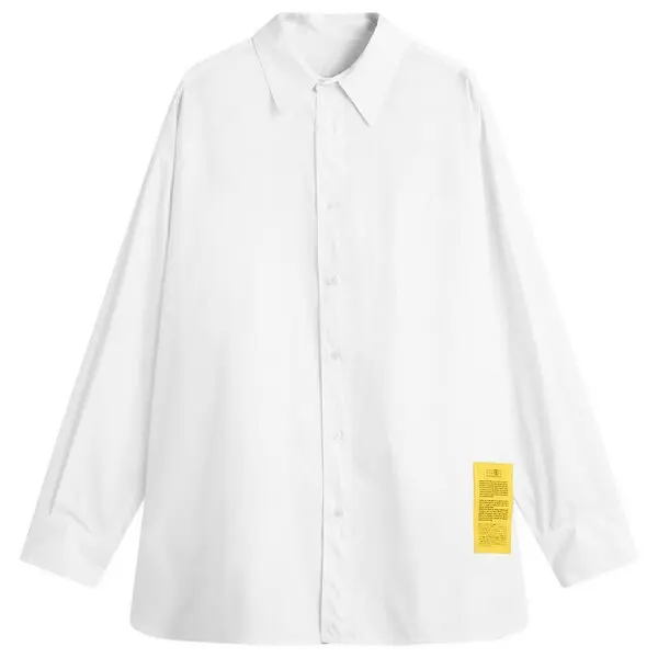 MAISON MARGIELA Oversized Long Sleeve Shirt - White