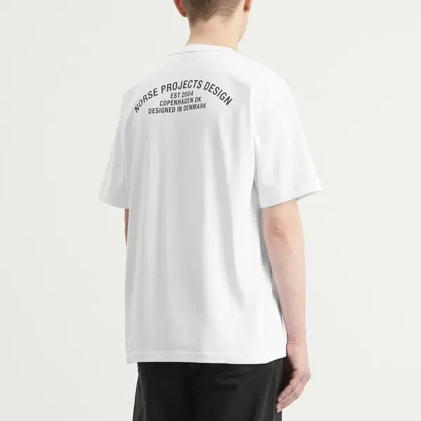 Norse Projects Snekkersten Back Arch Logo T-shirt