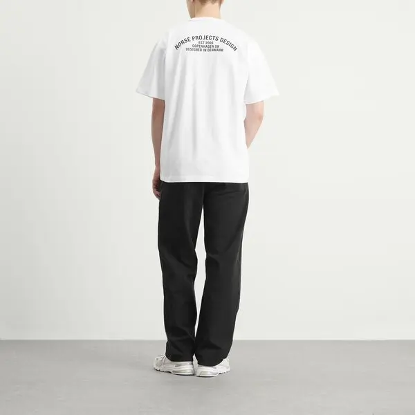 Norse Projects Snekkersten Back Arch Logo T-shirt