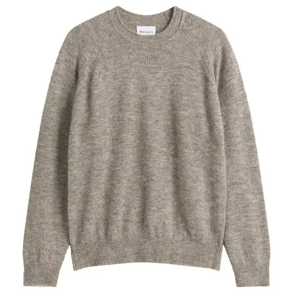 Norse Projects Skogafoss Baby Alpaca Jumper - Walnut