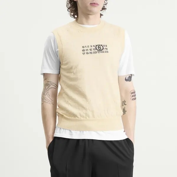 MAISON MARGIELA Distressed Knitted Vest