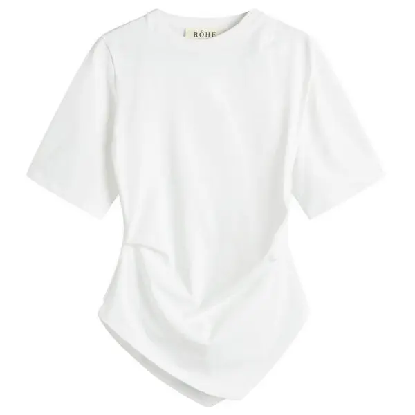 RÓHE Re-invented Twisted T-shirt - Optic White
