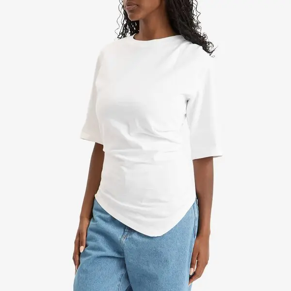 RÓHE Re-invented Twisted T-shirt - Optic White