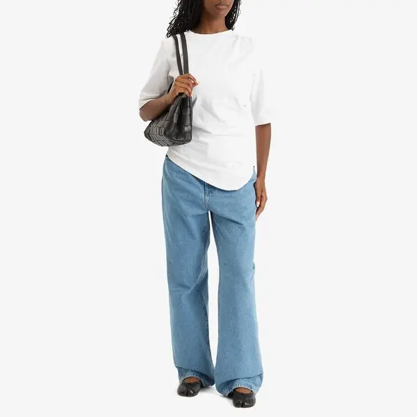 RÓHE Re-invented Twisted T-shirt - Optic White