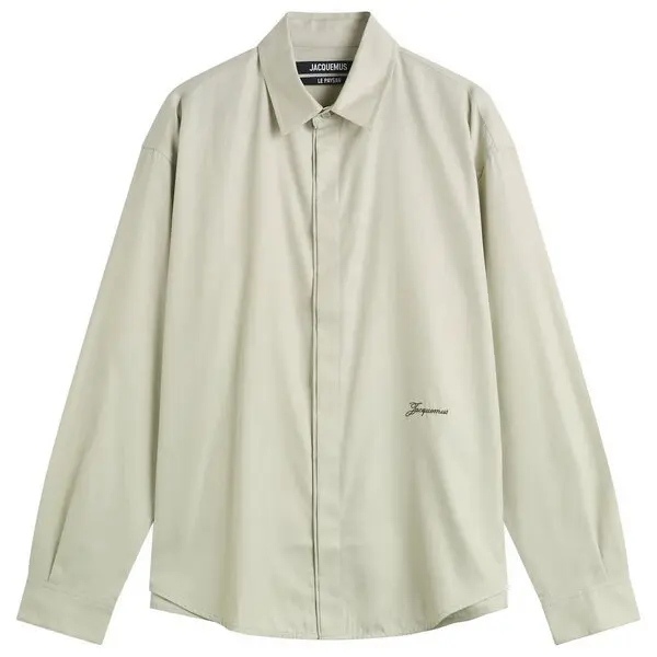 Jacquemus Signature Logo Shirt - Light Green