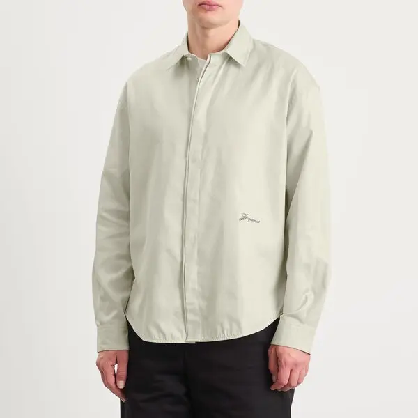 Jacquemus Signature Logo Shirt In | 100% Cotton | End Clothing