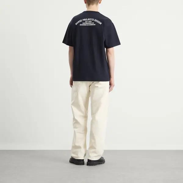 Norse Projects Snekkersten Back Arch Logo T-shirt