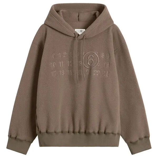 MAISON MARGIELA Logo Fleece Sweatshirt - Taupe