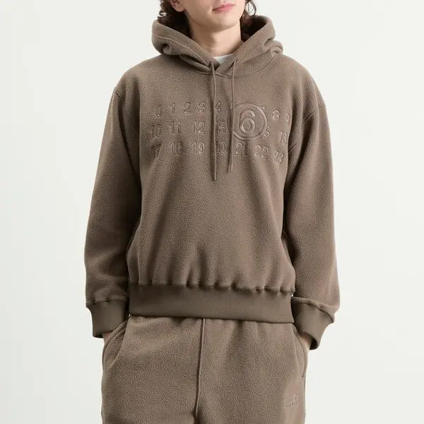 MAISON MARGIELA Logo Fleece Hoodie
