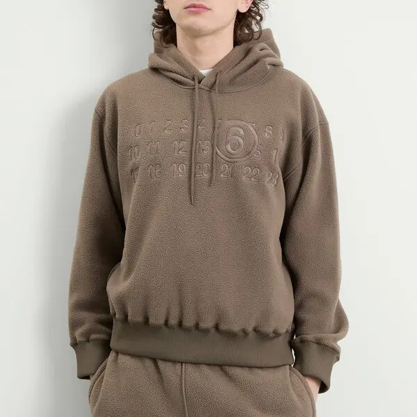 MAISON MARGIELA Logo Fleece Hoodie
