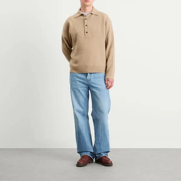 Jacquemus Wool Cashmere Knitted Polo