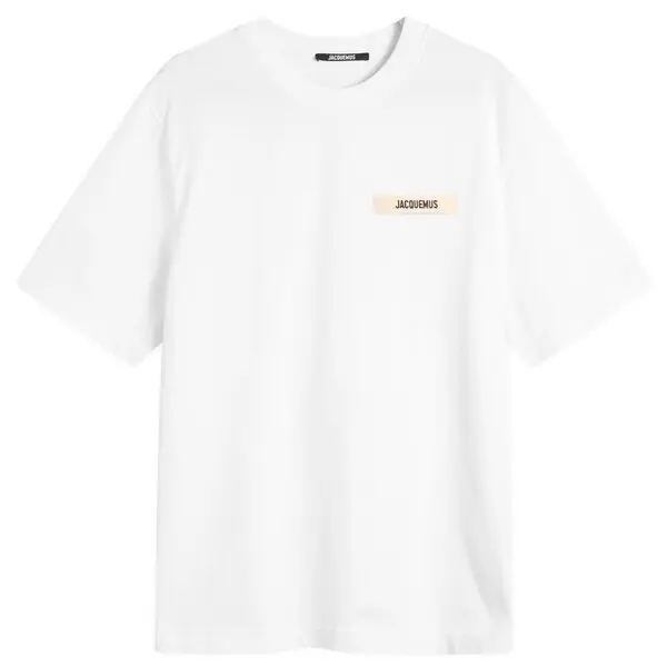 Jacquemus Grosgrain Logo T-shirt - White