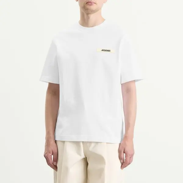 Jacquemus Grosgrain Logo T-shirt - White