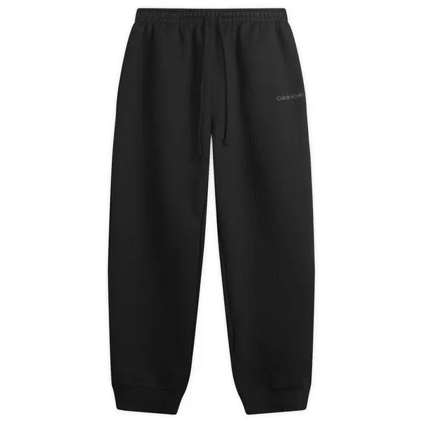 Calvin Klein Modern Terry Quilted Jogger - Black