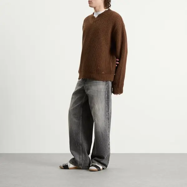 MAISON MARGIELA Wool Blend V-neck Jumper