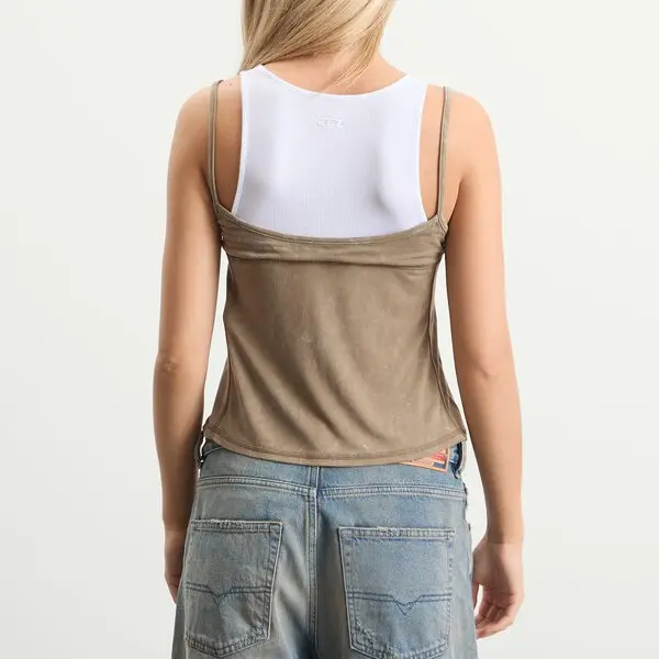 DIESEL® T-olisse Double Layer Cami Top
