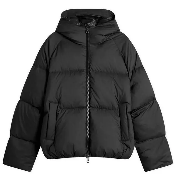 COLE BUXTON Multicam Hooded Down Jacket - Black