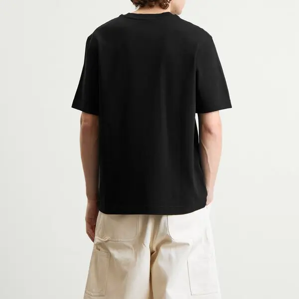 Jacquemus Grosgrain Logo T-shirt - Black