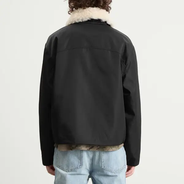 COLE BUXTON High Pile Collar Cargo Jacket