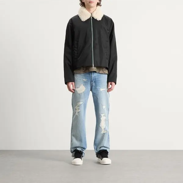 COLE BUXTON High Pile Collar Cargo Jacket