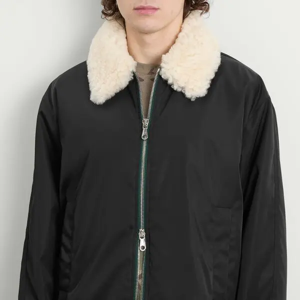 COLE BUXTON High Pile Collar Cargo Jacket