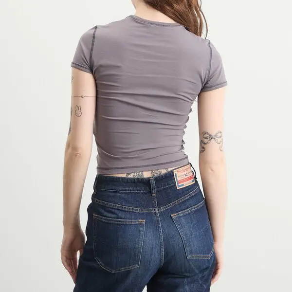 DIESEL® T-uncuties Ringer T-shirt - Grey