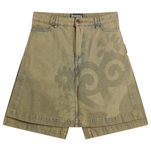 PAOLINA RUSSO Denim Skort