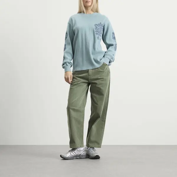YESEYESEE Y.e.s Stamp Waffle Long Sleeve