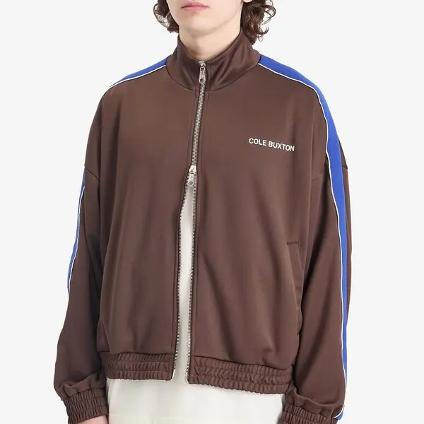 COLE BUXTON Contrast Tape Track Jacket