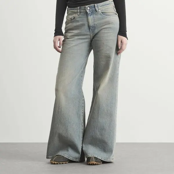 DIESEL® 1978 D-akemi Wide Leg Jeans - Blue