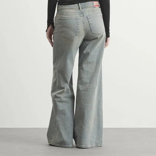 DIESEL® 1978 D-akemi Wide Leg Jeans - Blue