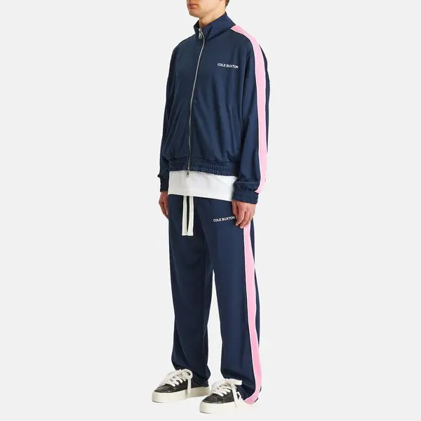 COLE BUXTON Contrast Tape Track Jacket