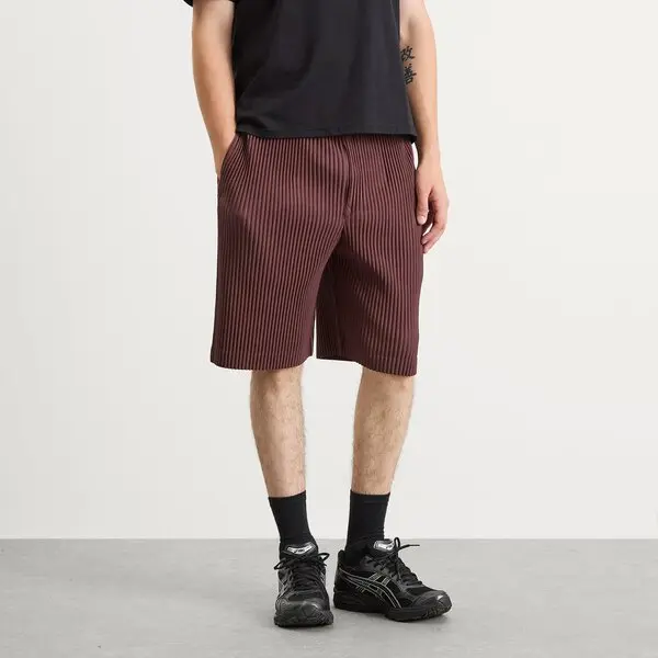 Issey Miyake Pleated Drawstring Shorts
