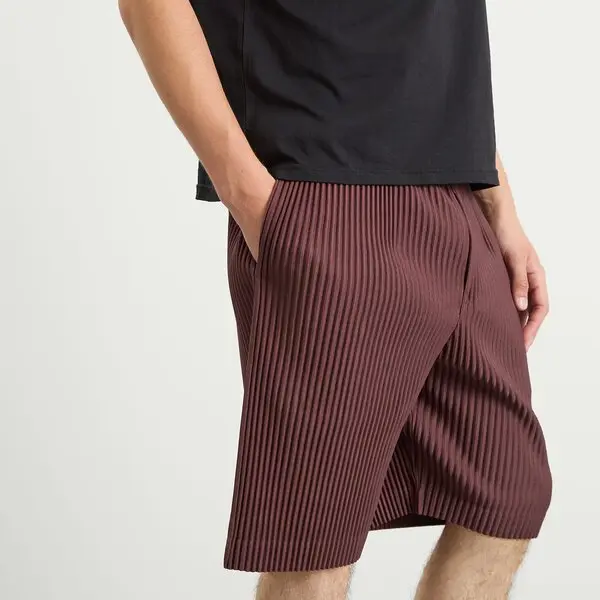 Issey Miyake Pleated Drawstring Shorts