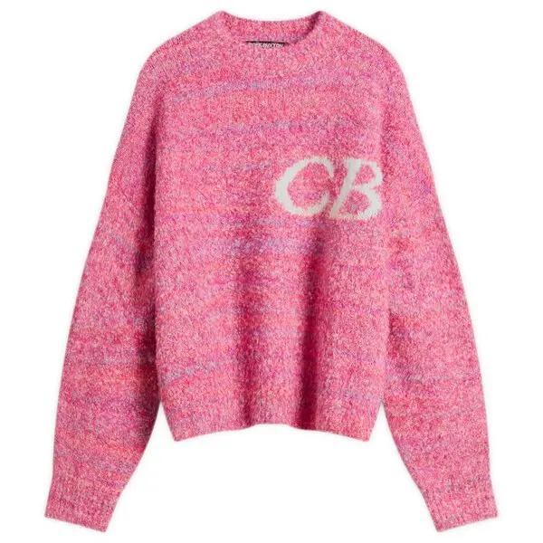 COLE BUXTON Boucle Logo Sweatshirt - Pink