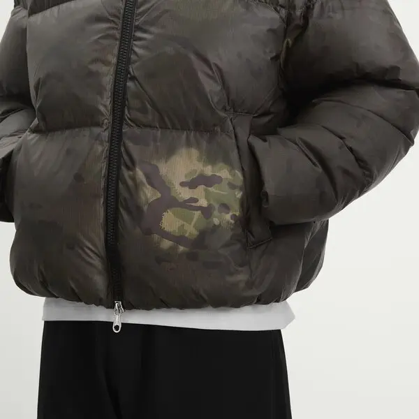 COLE BUXTON Stealth Hooded Down Jacket